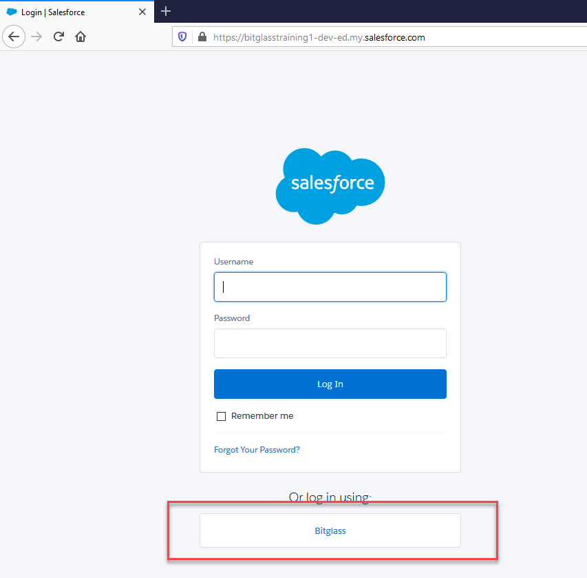 Configuring Salesforce SSO